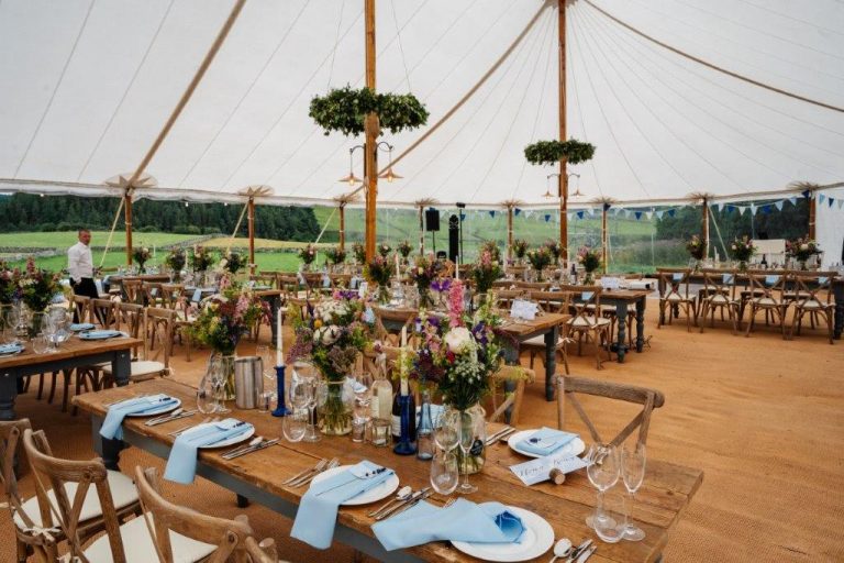 Beautiful Summer Marquee Wedding - Shades Canvas